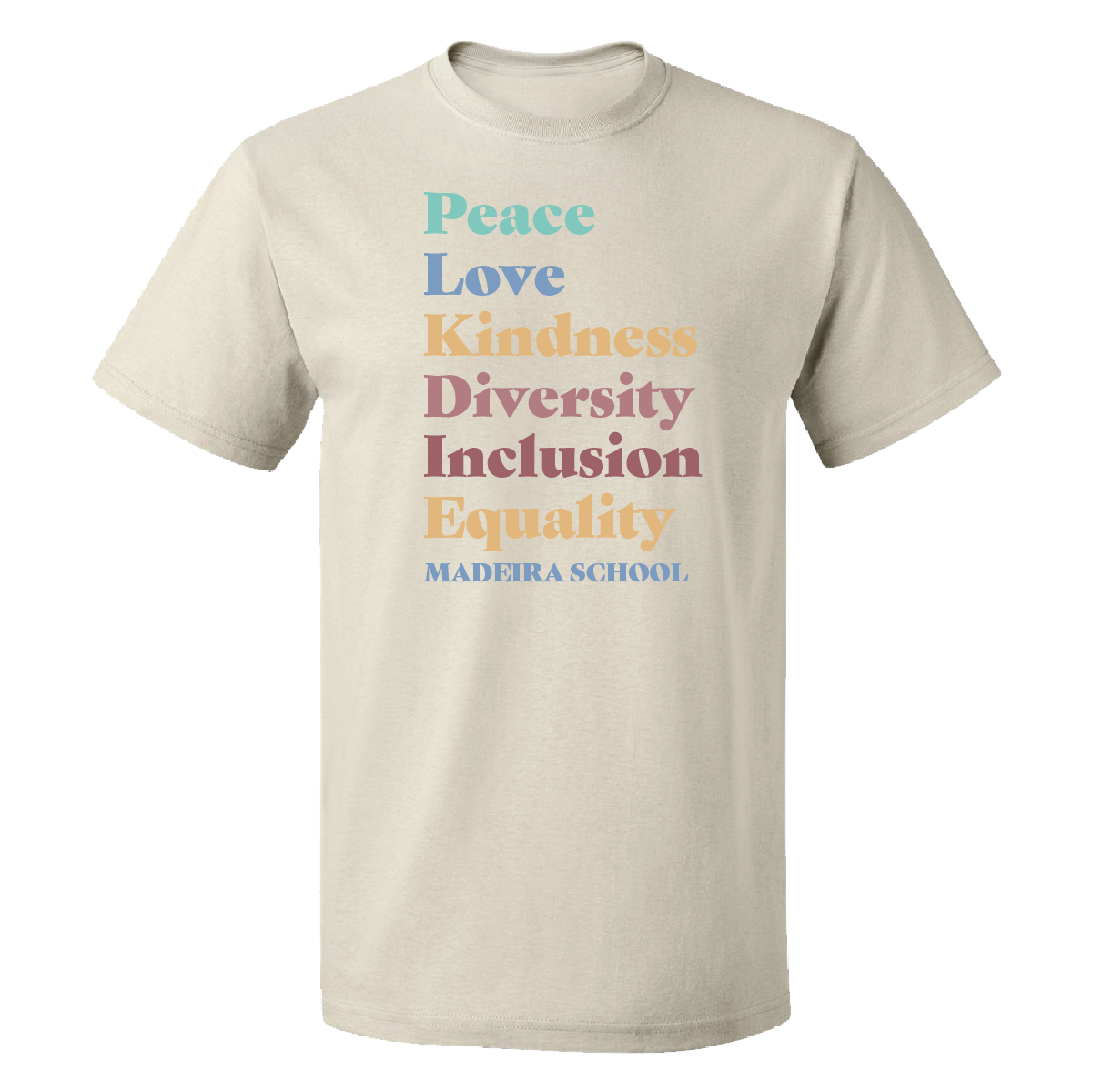 Peace, Love, Kindness Tee - The Madeira School