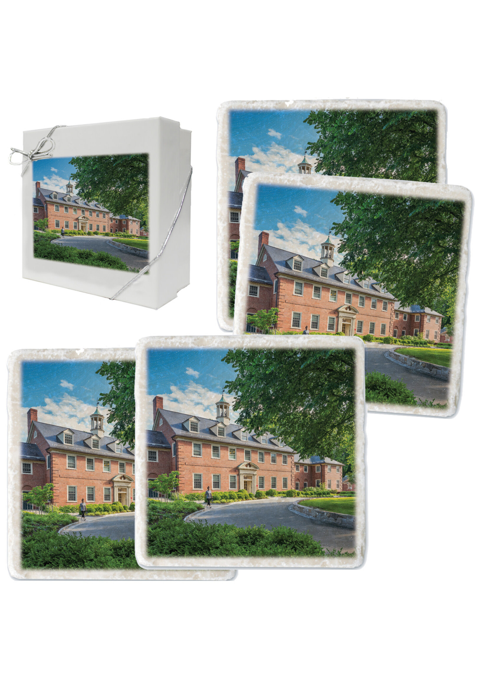 Jardine Coaster Box- Set of 4 - The Madeira School