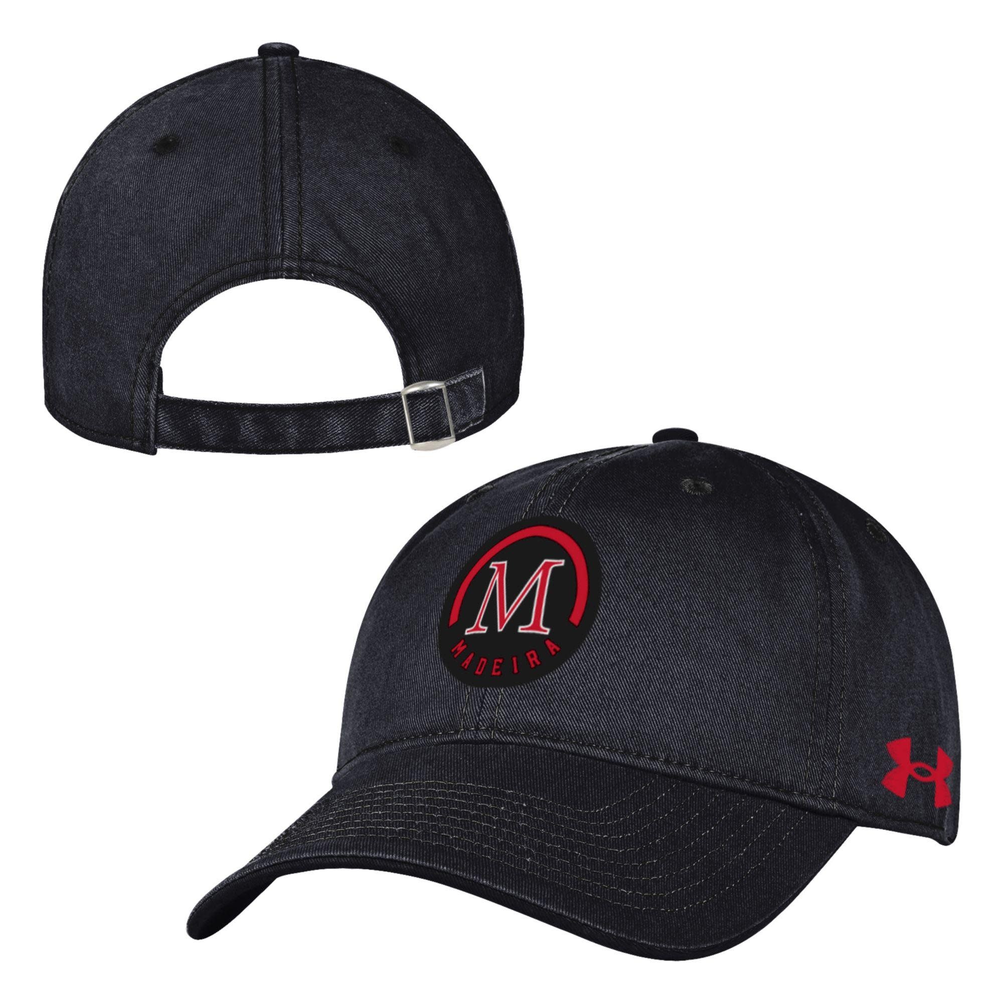 under armor OS Mens Washed Performance Cotton Adjustable Cap- Black ...