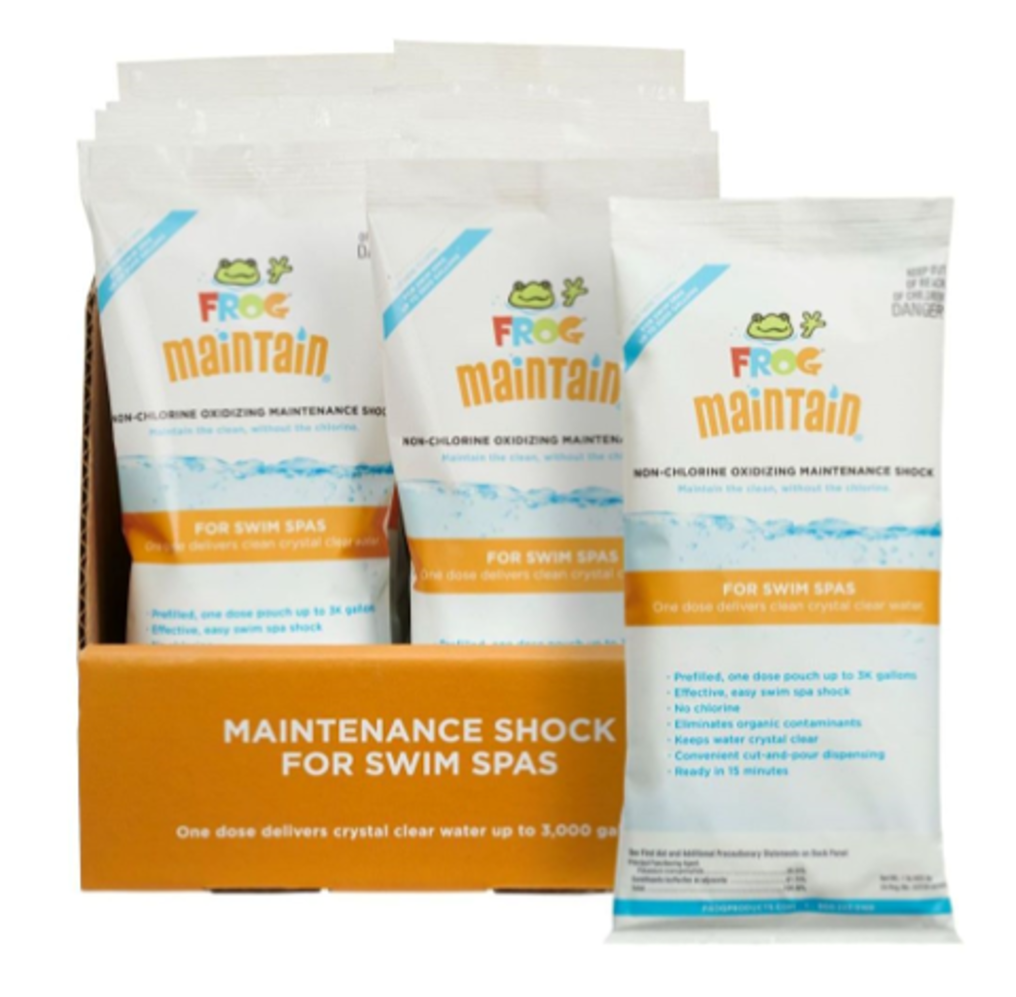 Frog @ Ease Maintain packet for SWIM SPAS 16Oz - Colorado Custom Spas ...