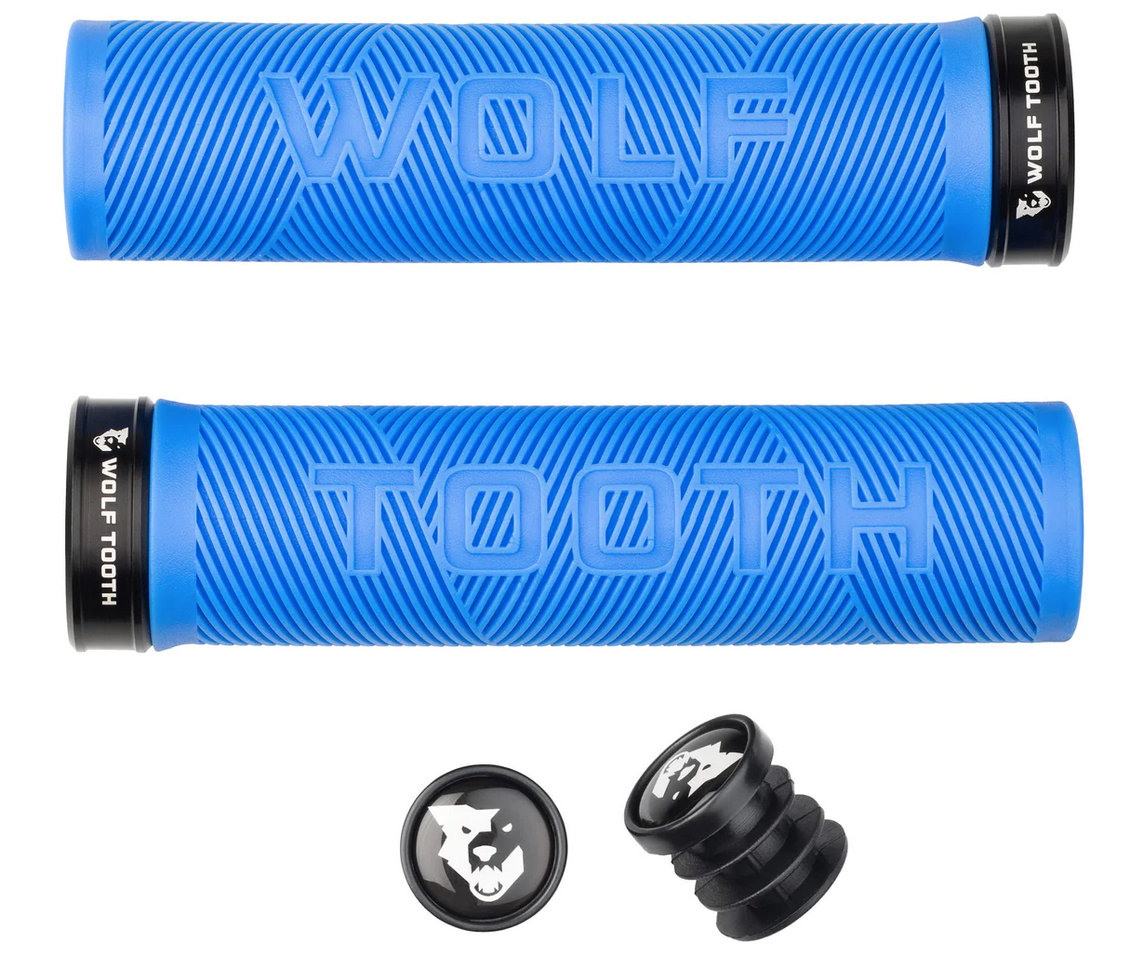 Grip - Wolf Tooth - Echo Lock-On Colors - - Behind Bars Bicycle Shop
