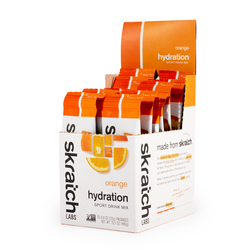 Skratch Labs Hydration Sport Drink Mix - Orange, single - Behind Bars ...