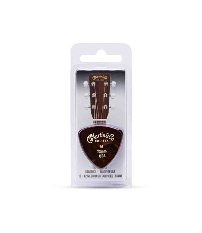 MARTIN TORTOISE SHELL GUITAR PICKS (12 PACKS) - Roxy Music