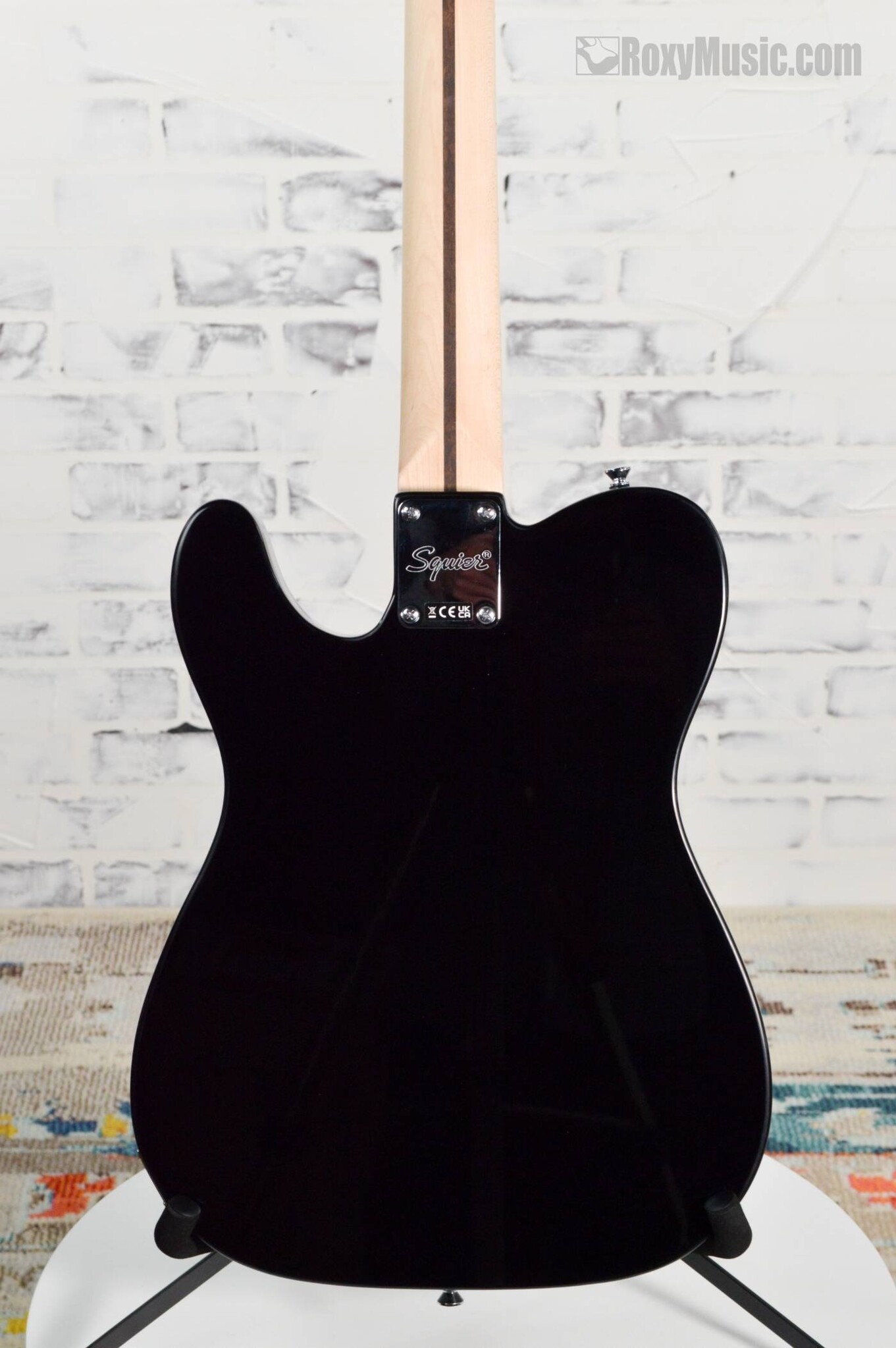 SQUIER SONIC TELECASTER MAPLE BLACK ELECTRIC GUITAR - Roxy Music