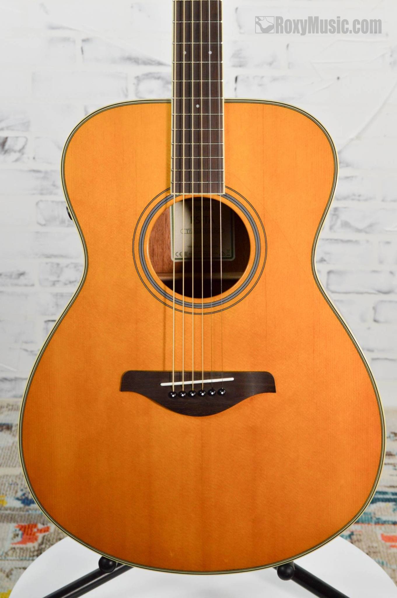 YAMAHA FSTA TRANSACOUSTIC CONCERT VINTAGE TINT ACOUSTIC ELECTRIC GUITAR ...