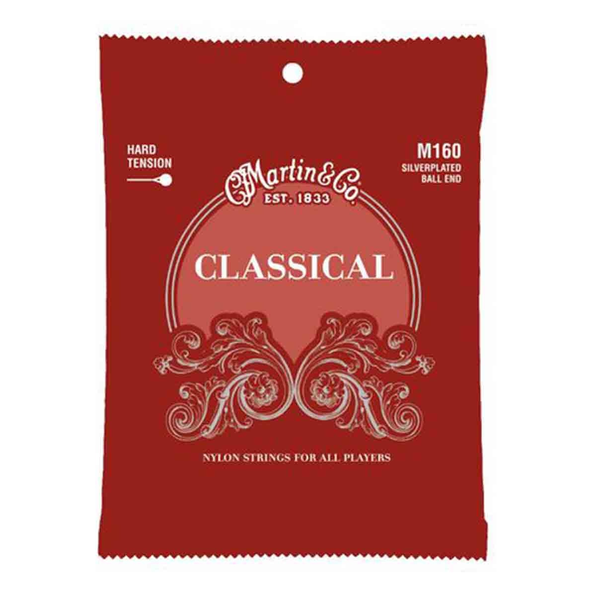 MARTIN HARD TENSION SILVERPLATED CLASSICAL GUITAR STRINGS 28-43 - Roxy ...