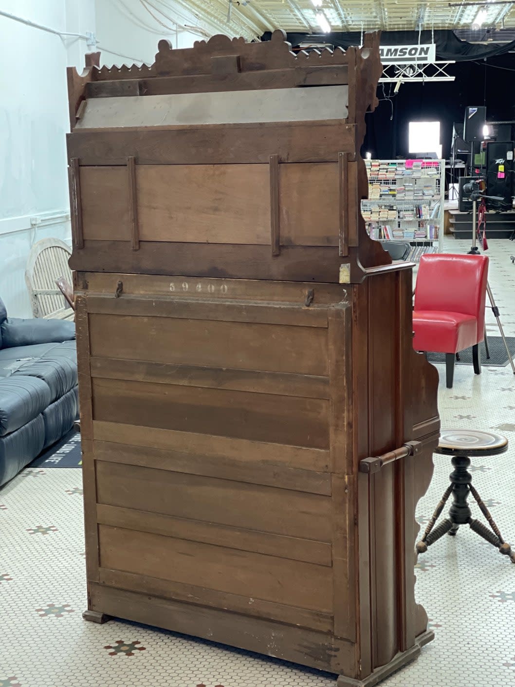 1893 CHICAGO COTTAGE ORGAN COMPANY VINTAGE PUMP ORGAN - Roxy Music