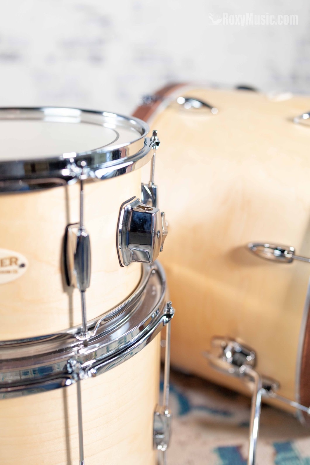 Porter Drum Co 3-Piece Shell Pack - Natural Maple and Poplar - Roxy Music