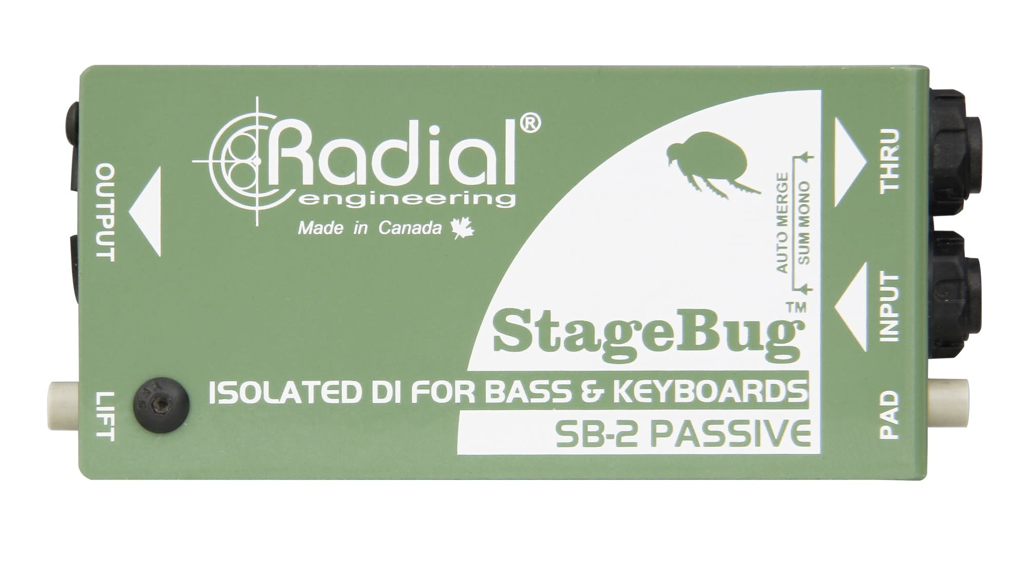 Radial StageBug SB-2 1-channel Passive Instrument Direct Box - Roxy Music