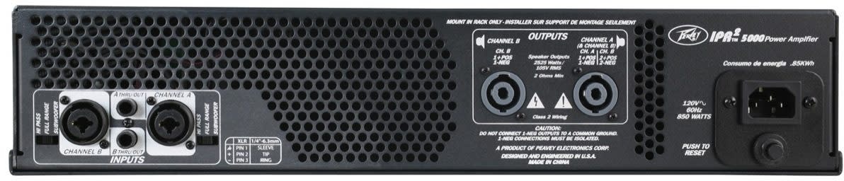 Peavey IPR2 5000 Lightweight Power Amplifier - Roxy Music