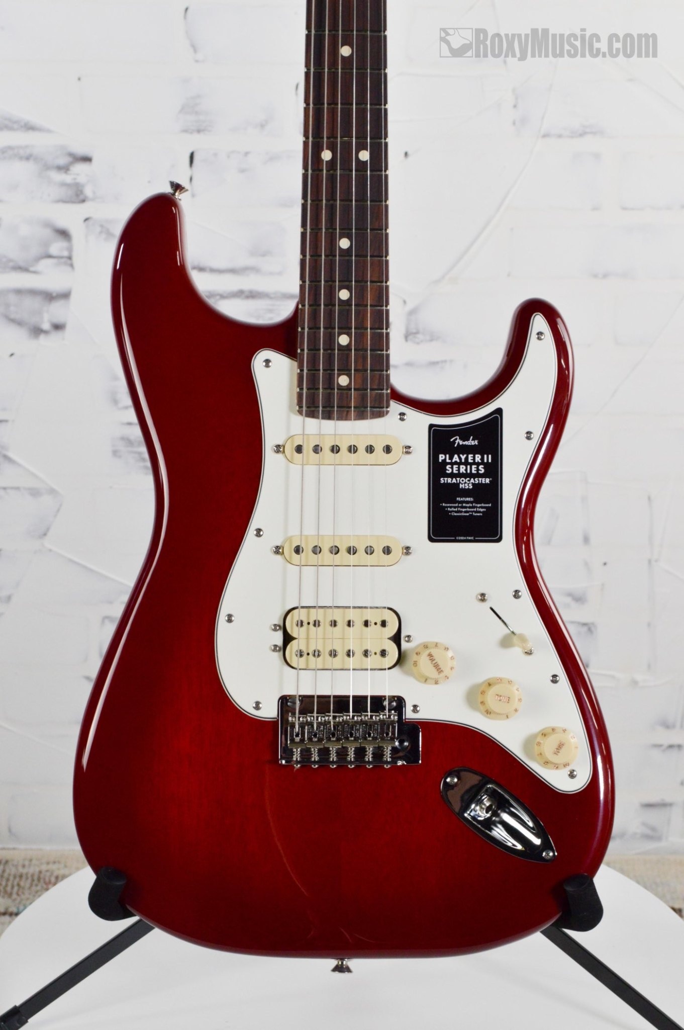 Fender Player II Stratocaster HSS Electric Guitar - Transparent Cherry ...