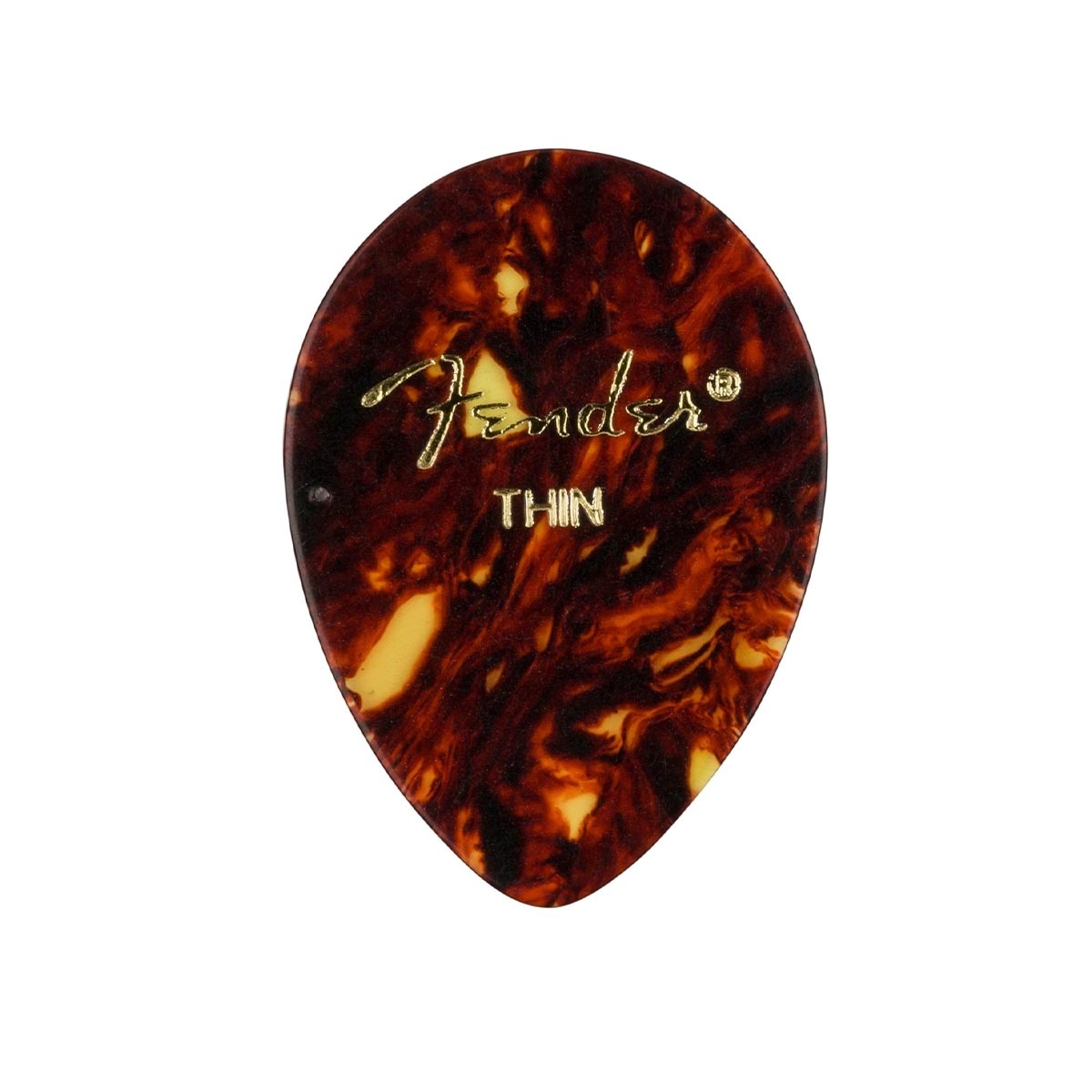 FENDER THIN 354 SHAPE TORTOISE SHELL GUITAR PICKS (12 PACK) - Roxy Music