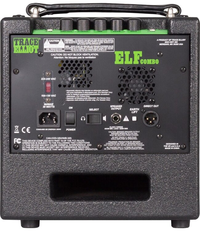 Trace Elliot Trace Elliot ELF 1x10" 200-Watt Bass Combo Amp - Roxy Music