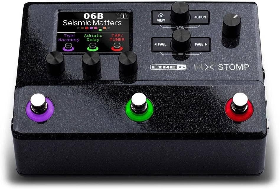 Line 6 HX Stomp Guitar Multi-effects Floor Processor - Black - Roxy Music