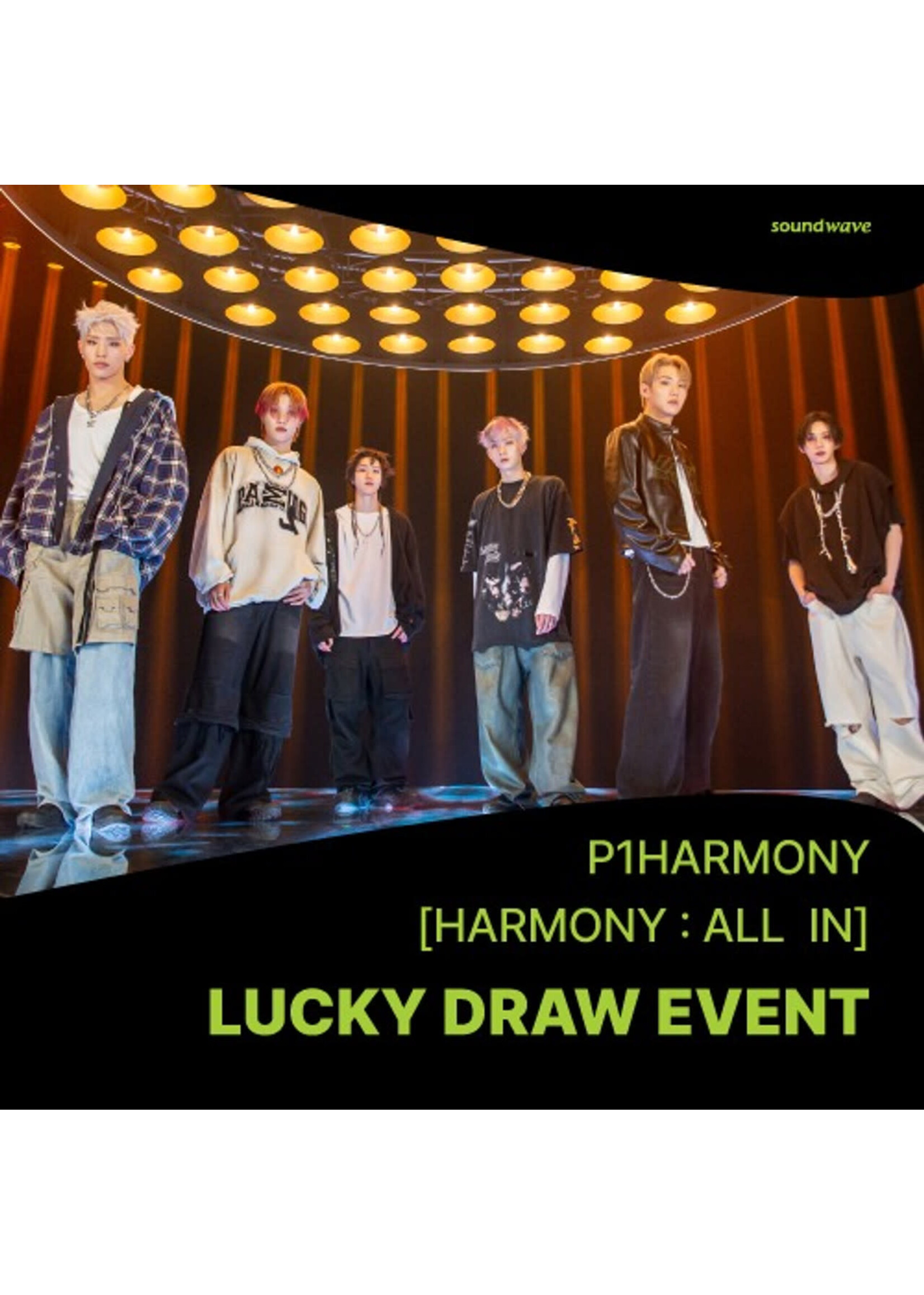 [LUCKY DRAW] P1Harmony - 6th Mini Album [HARMONY : ALL IN] (Random Ver ...