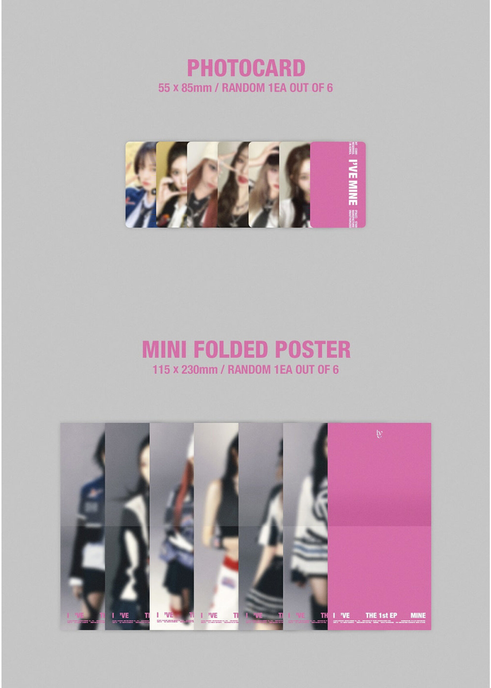 [STARSHIP] IVE - THE 1st EP [I'VE MINE] (Digipack Random Ver.) + Random Photocard(SS) - K-Town