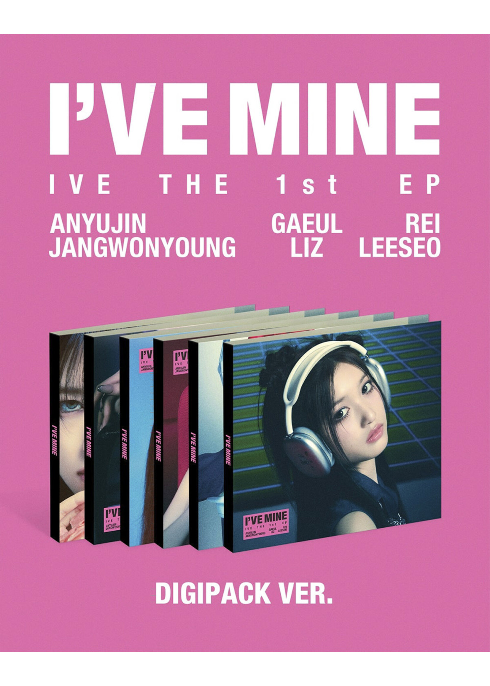 [STARSHIP] IVE - THE 1st EP [I'VE MINE] (Digipack Random Ver.) + Random Photocard(SS) - K-Town