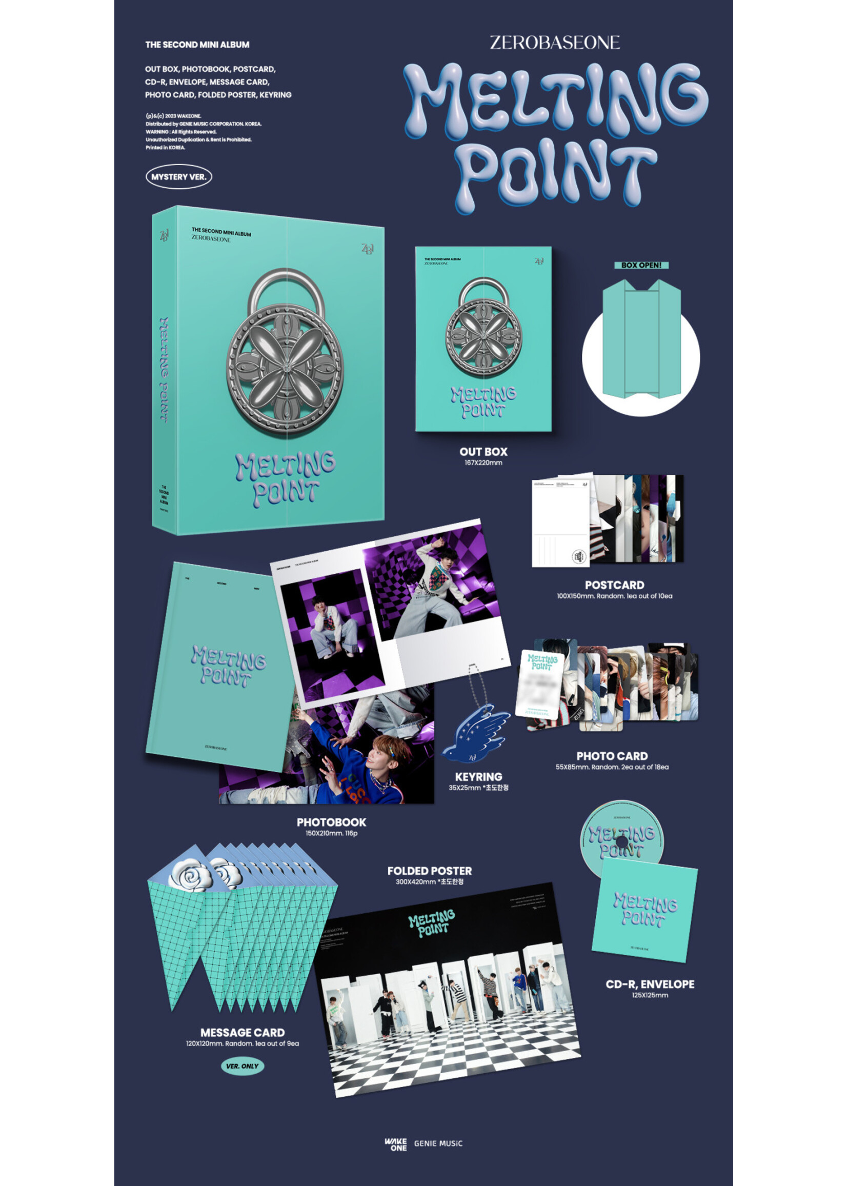 ZEROBASEONE - 2th Mini Album [MELTING POINT] (Photbook Ver.) - K-Town