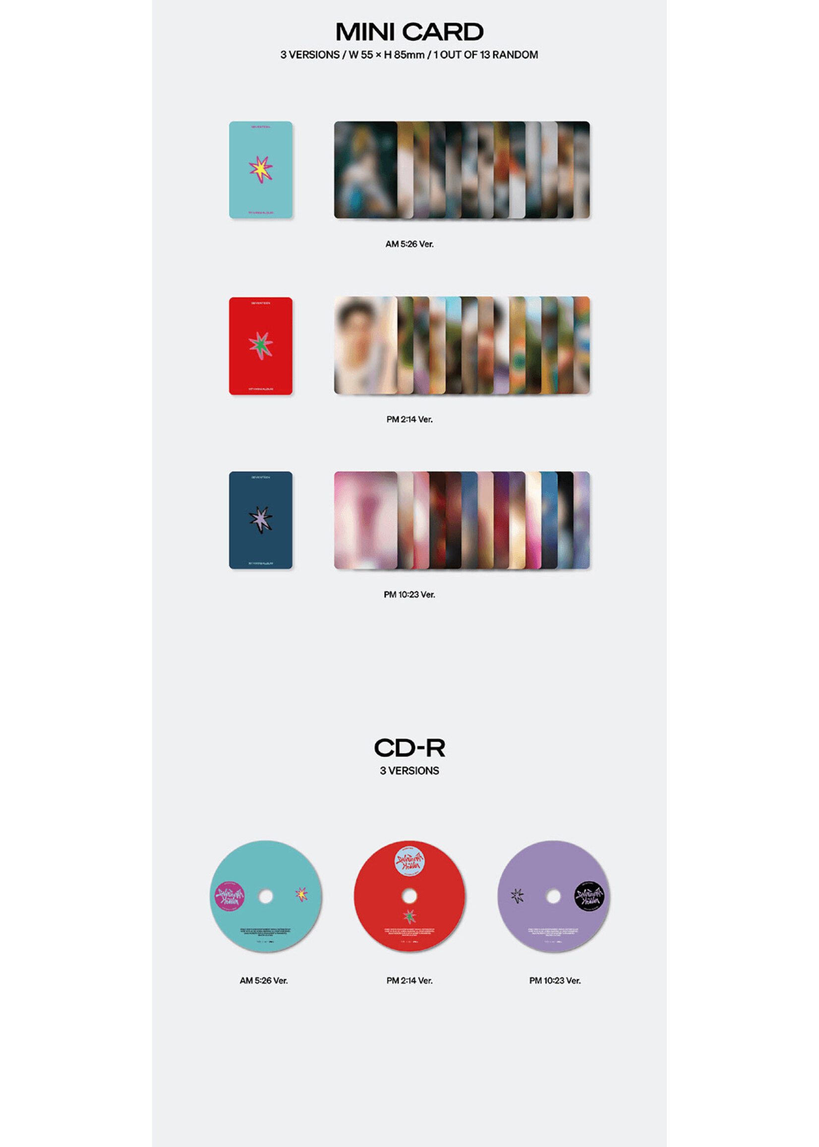 [LUCKY DRAW] SEVENTEEN - 11th Mini Album [SEVENTEENTH HEAVEN ...