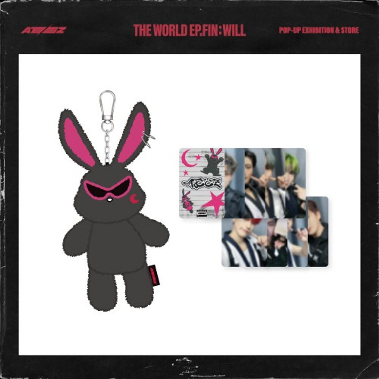 ATEEZ - [THE WORLD EP.FIN : WILL] OFFICIAL MERCH - Mito KEYRING - K-Town