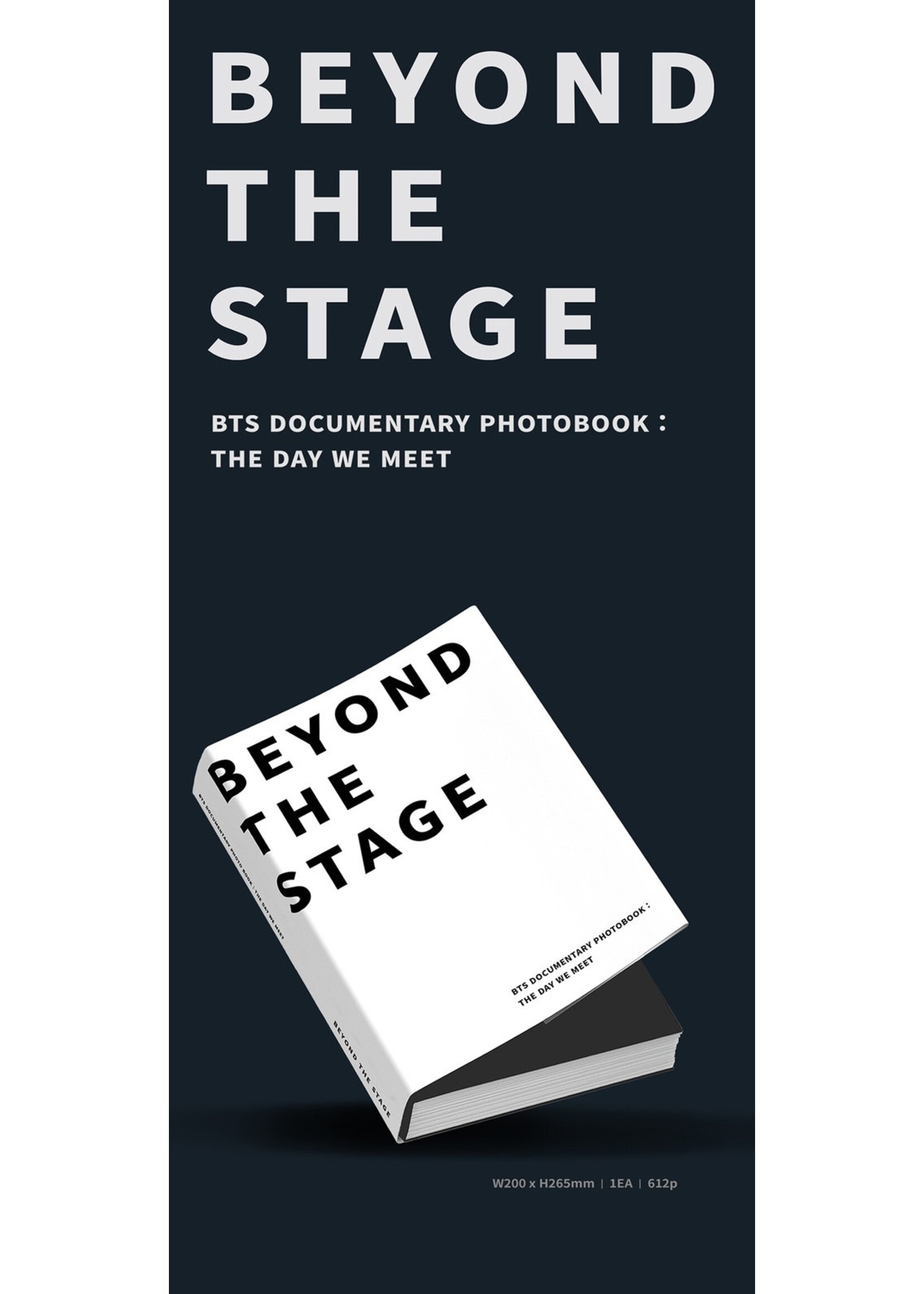 BTS - ‘BEYOND THE STAGE’ BTS DOCUMENTARY PHOTOBOOK : THE DAY WE MEET ...