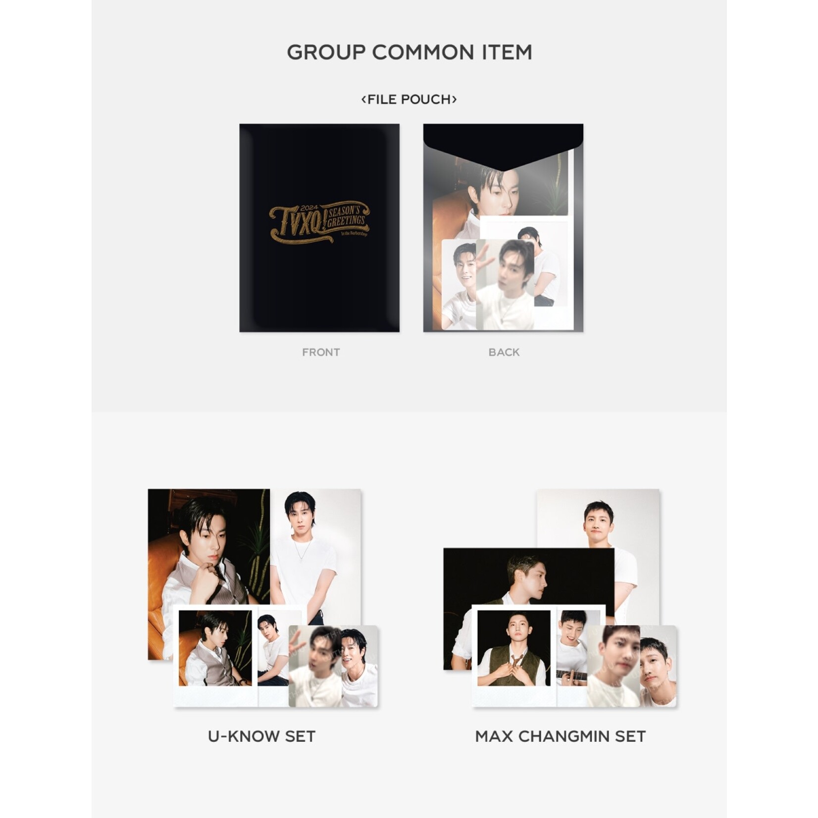 TVXQ! - PHOTO PACK / 2024 SEASON'S GREETINGS OFFICIAL MD - K-Town