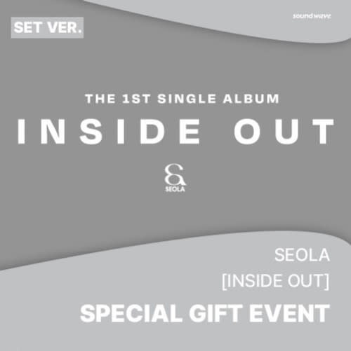SEOLA - THE 1ST SINGLE ALBUM [INSIDE OUT] (Photobook Ver.) + 2 ...