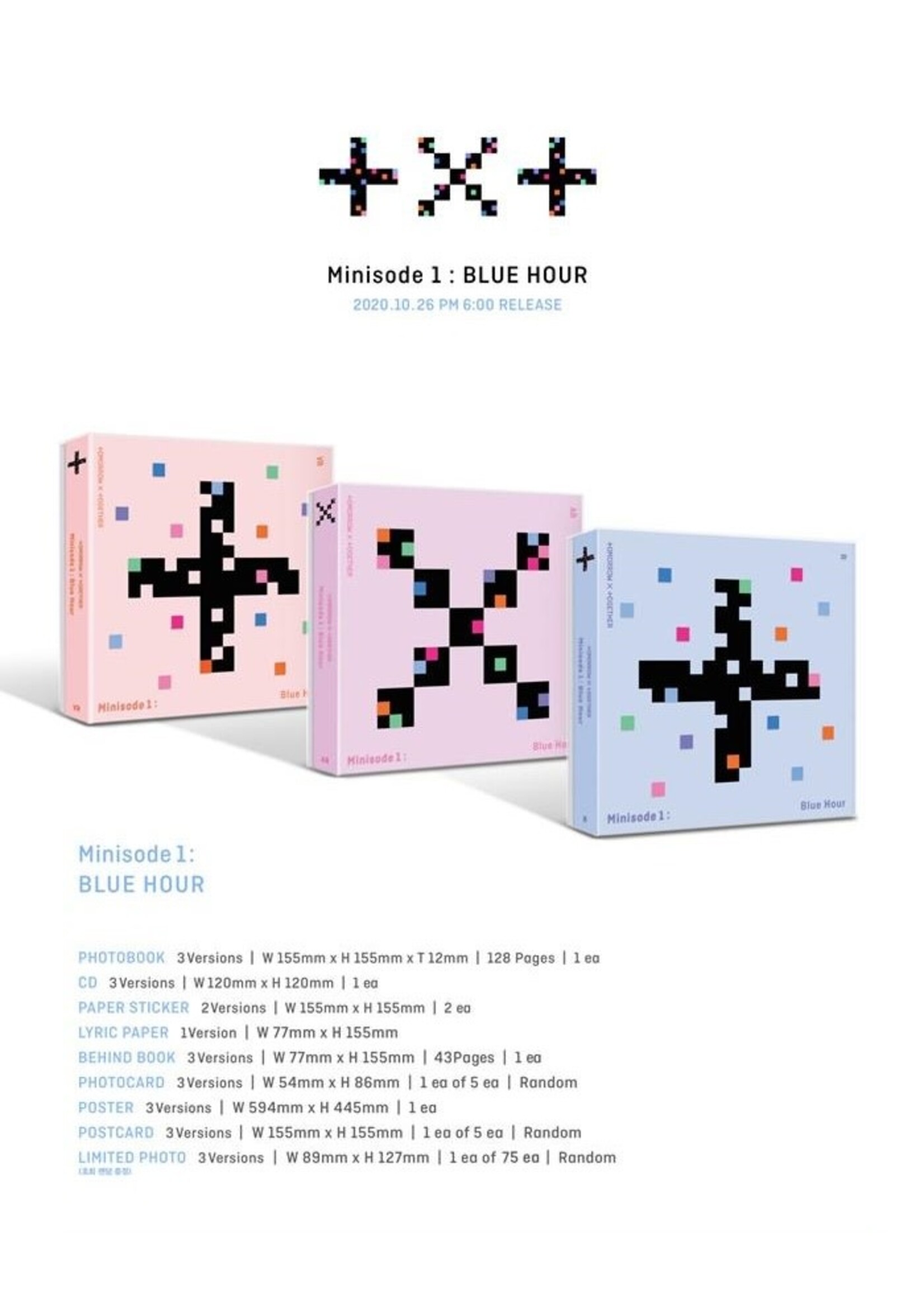TXT(TOMORROW X TOGETHER) - Album [minisode1 : Blue Hour] - K-Town