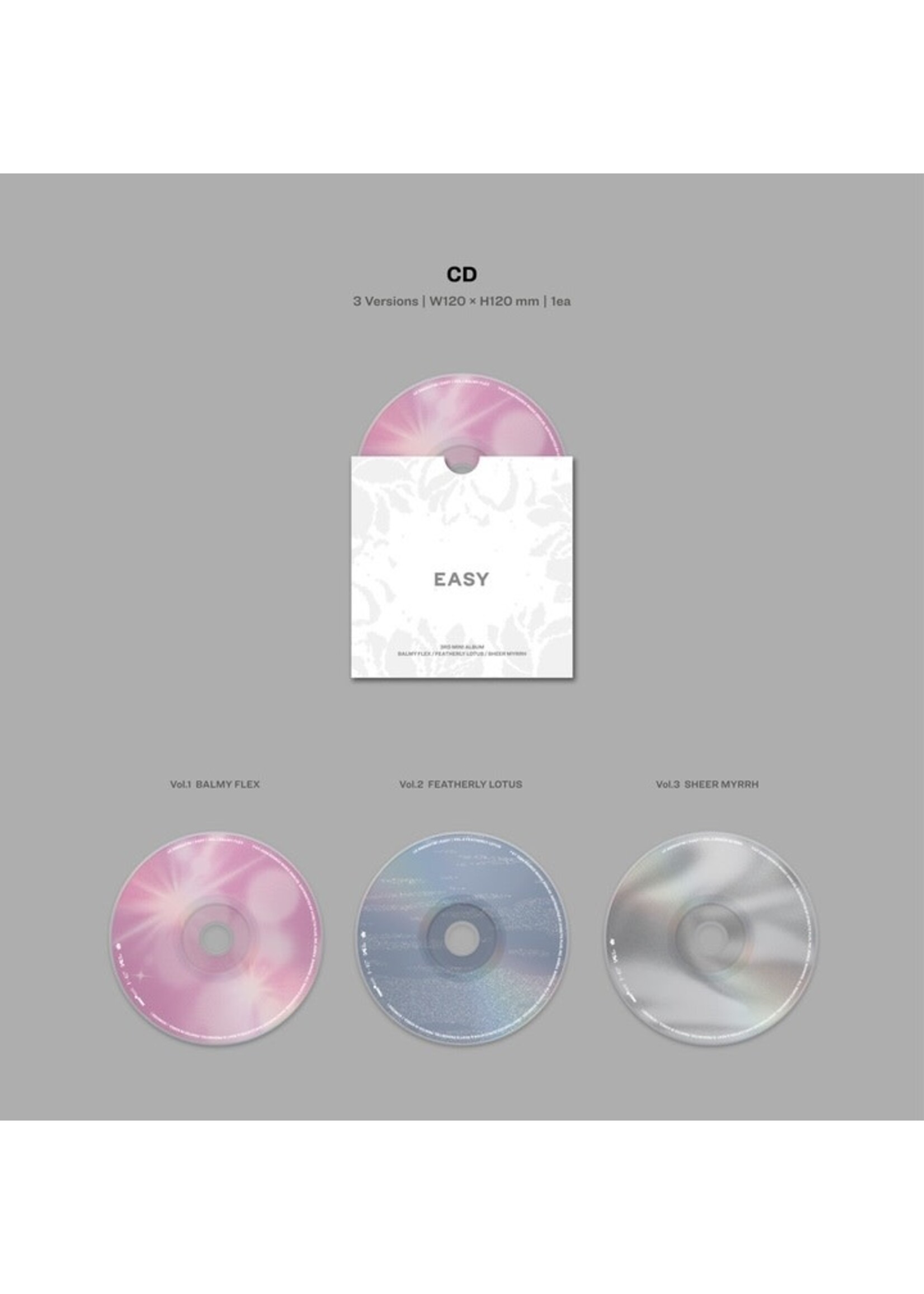 LE SSERAFIM - 3rd Mini Album 'EASY' + Weverse Showcase Gift (WS) - K-Town