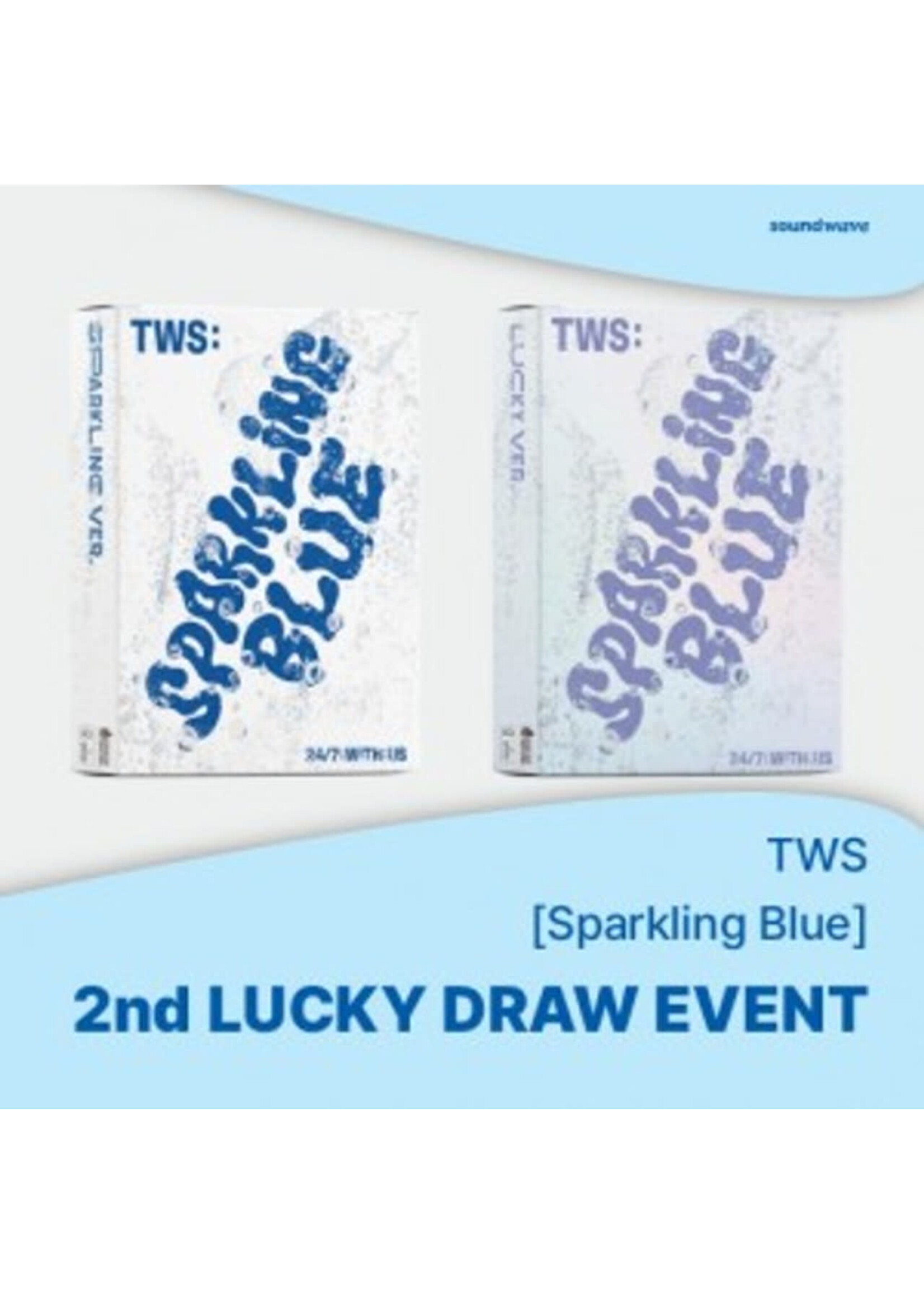 [2ND LUCKY DRAW] TWS - 1st Mini Album 'Sparkling Blue' + Random ...