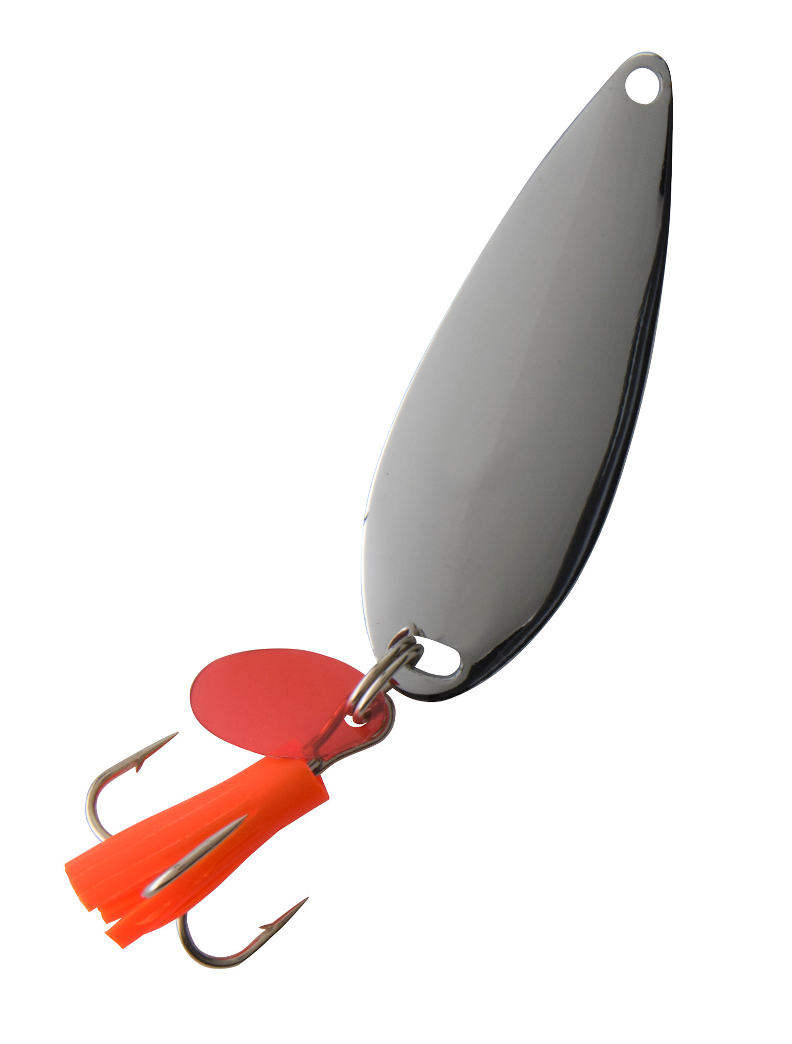 Johnson Sprite Spoon 3/4 Silver, Treble hook - Everything Kayak