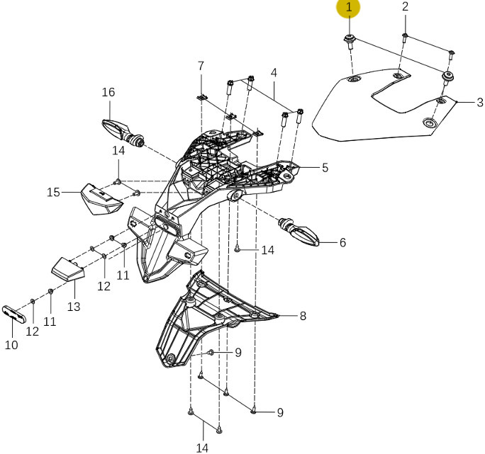 Rear Fender - USA Motortoys LLC