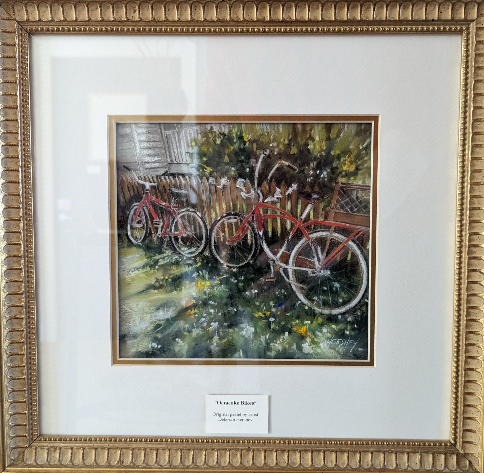 Deborah Hershey Designs "Ocracoke Bikes" - Silver Bonsai Gallery