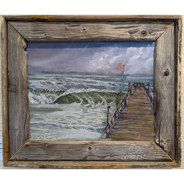 Keith Fisher Art | Coastal Wave Oil paintings at Silver Bonsai Gallery ...