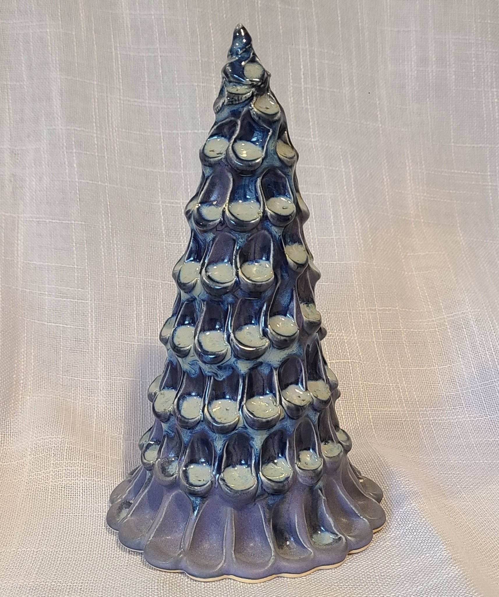 Winter Tree Large Periwinkle Blue - Silver Bonsai Gallery