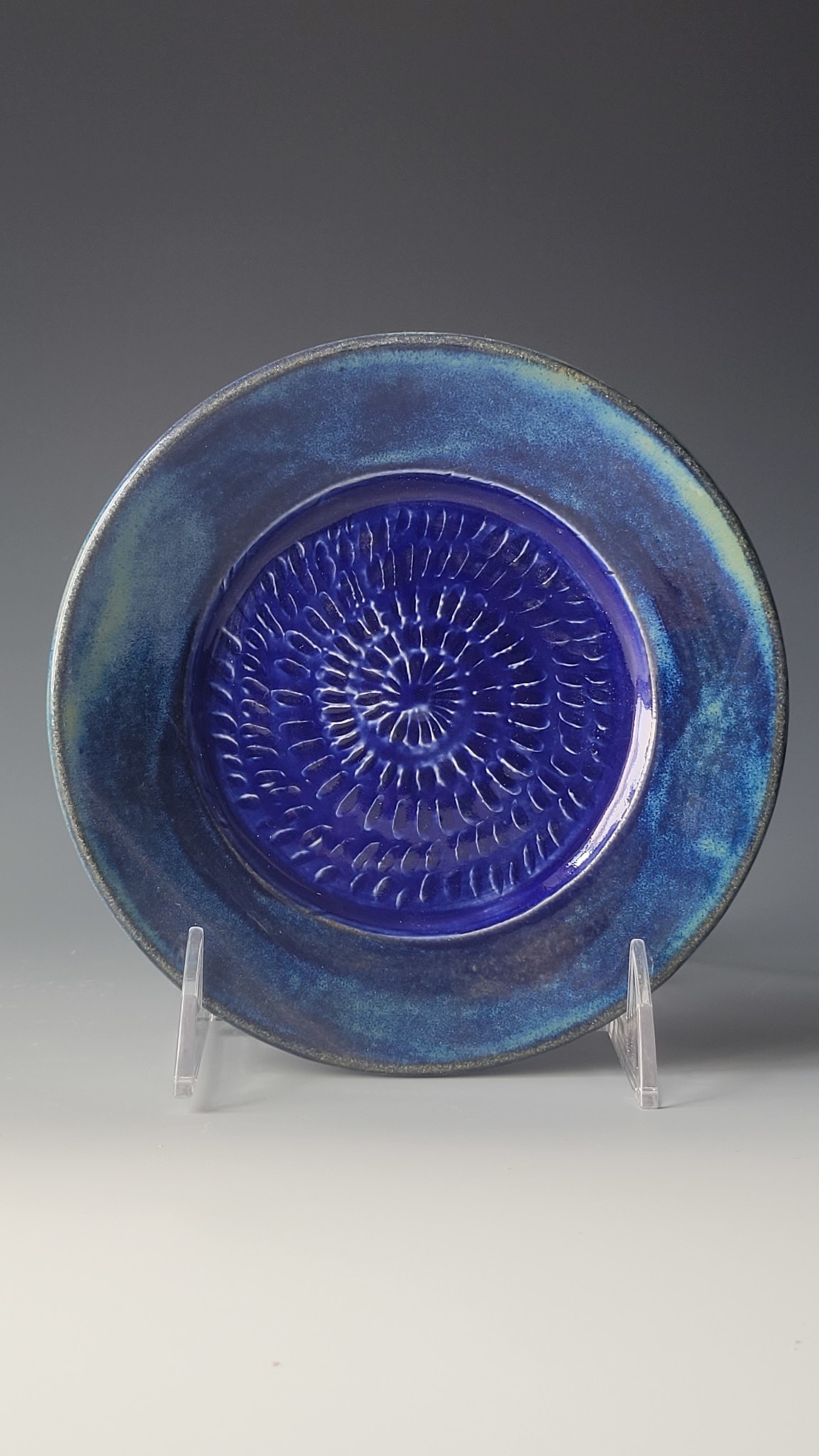 Pamela Lassiter Pottery Cobalt Salad/Dessert Plate - Pamela Lassiter ...
