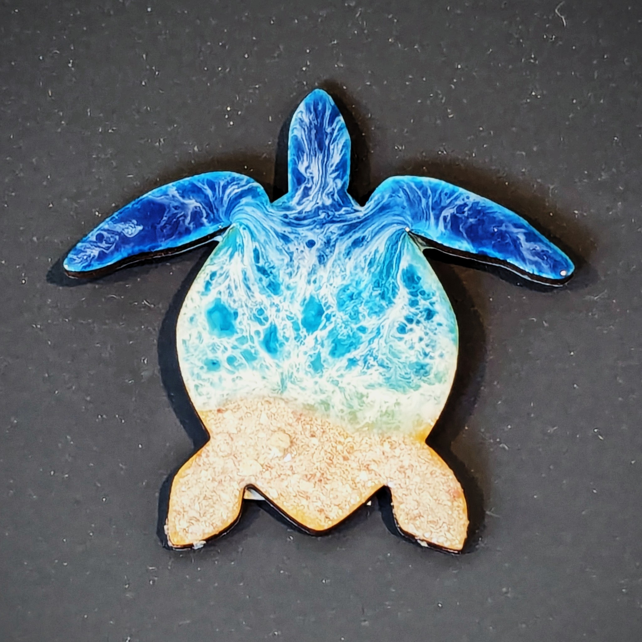 Sea Turtle Magnets - Silver Bonsai Gallery