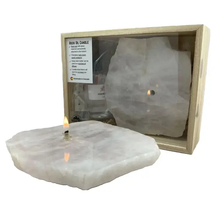 Rock Candle Kit - Rose Quartz - Silver Bonsai Gallery