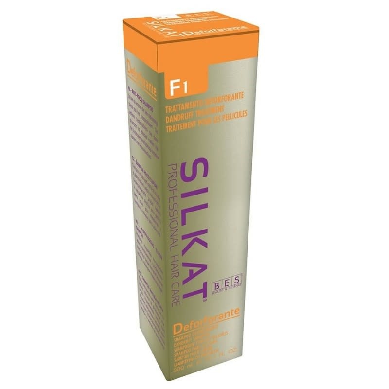 BES - Shampoing Silkat F1 Deforforante 300ml - Entrepôt de la Coiffure
