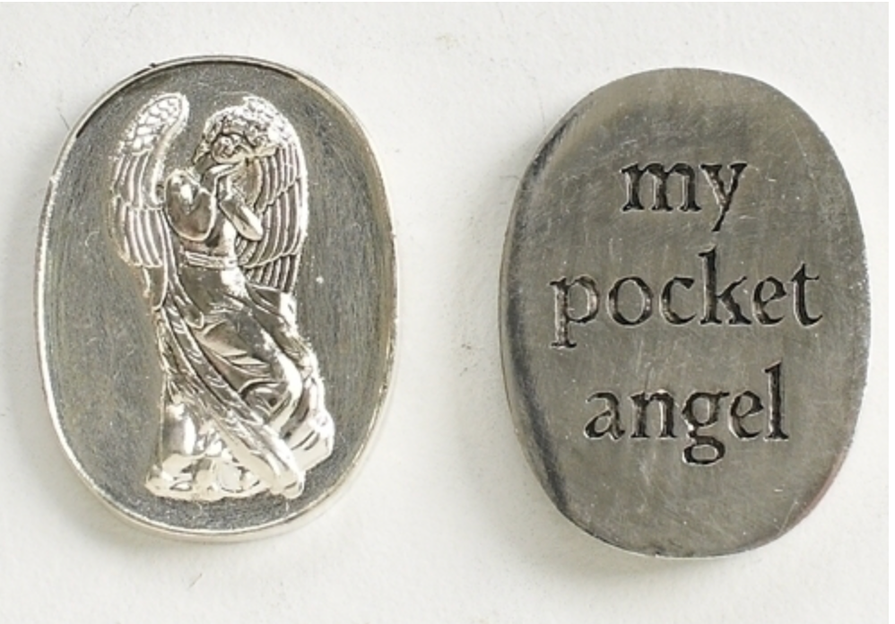 ANGEL TOKEN W/DISPLAY "MY POCKET ANGEL" - Garden Specialties
