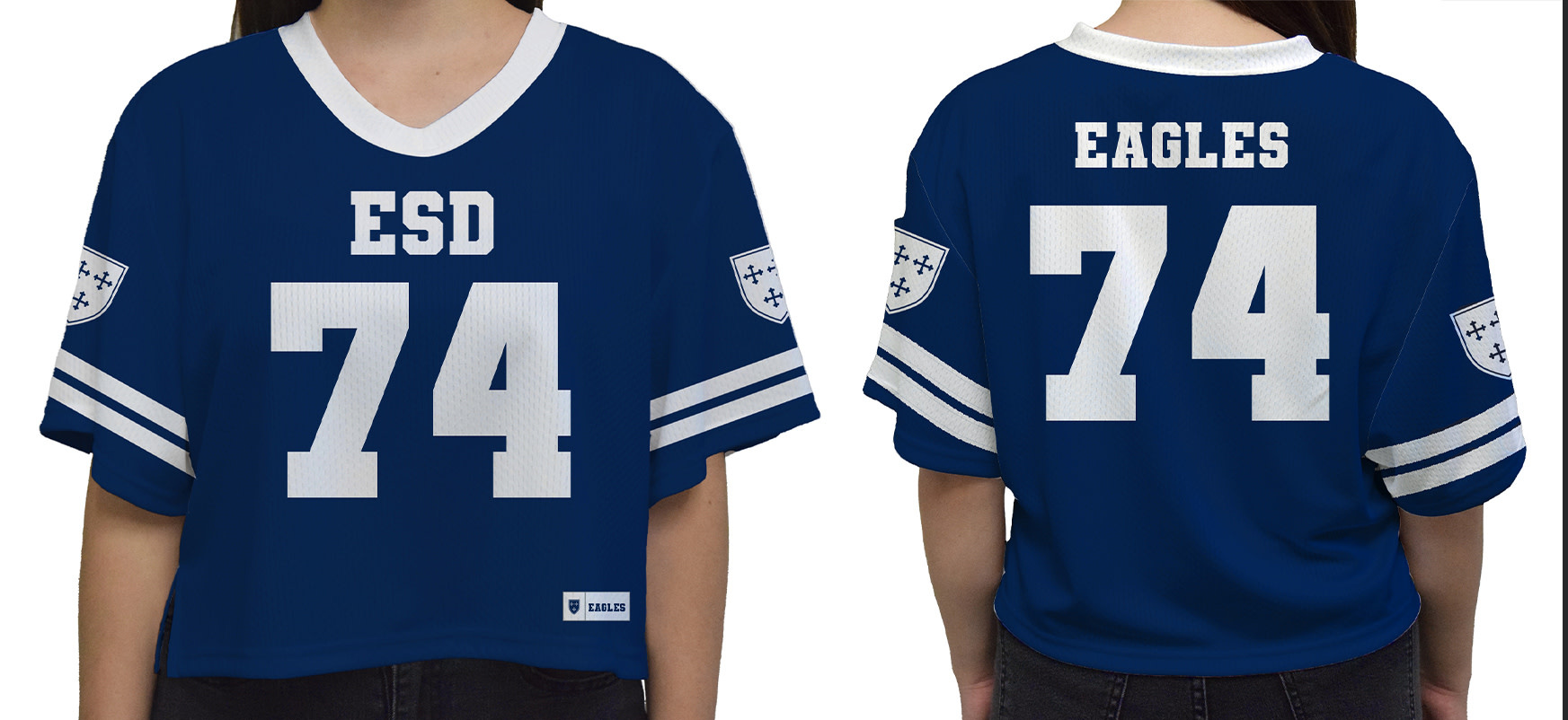 Vive La Fete VIVE LA FETE CROPPED FOOTBALL JERSEY - The Eagles Nest