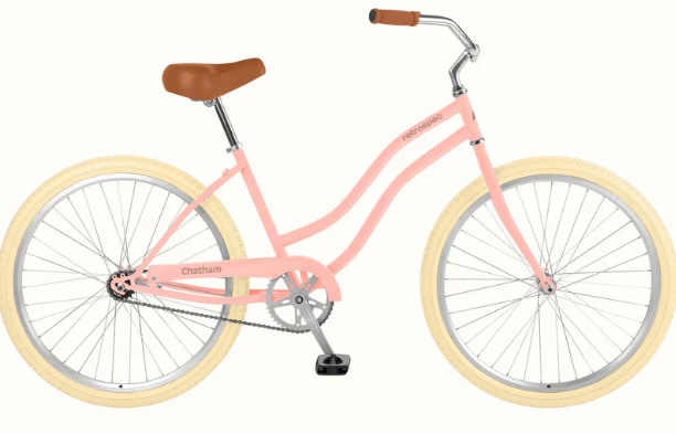 retrospec Chatham Beach Cruiser Bike - Step Through Single Speed Pink ...