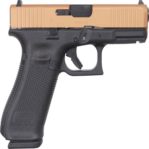GLOCK G45 GEN5, 9MM, 4.02''BBL, BLK/COPPER, 17+1 - ZONA TACTICAL