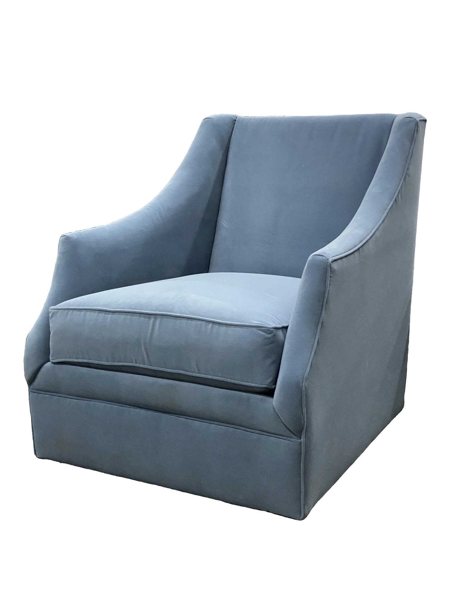 Kara Swivel Chair Marguerites On Dresden