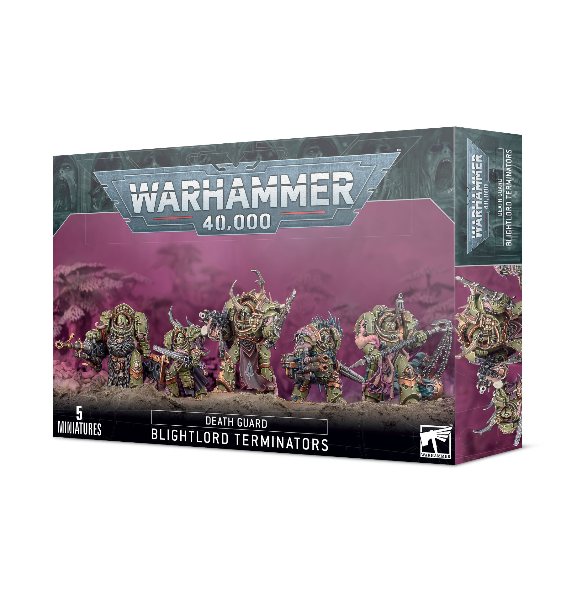 Warhammer 40k Chaos Death Guard Blightlord Terminators - Guardian Games ...