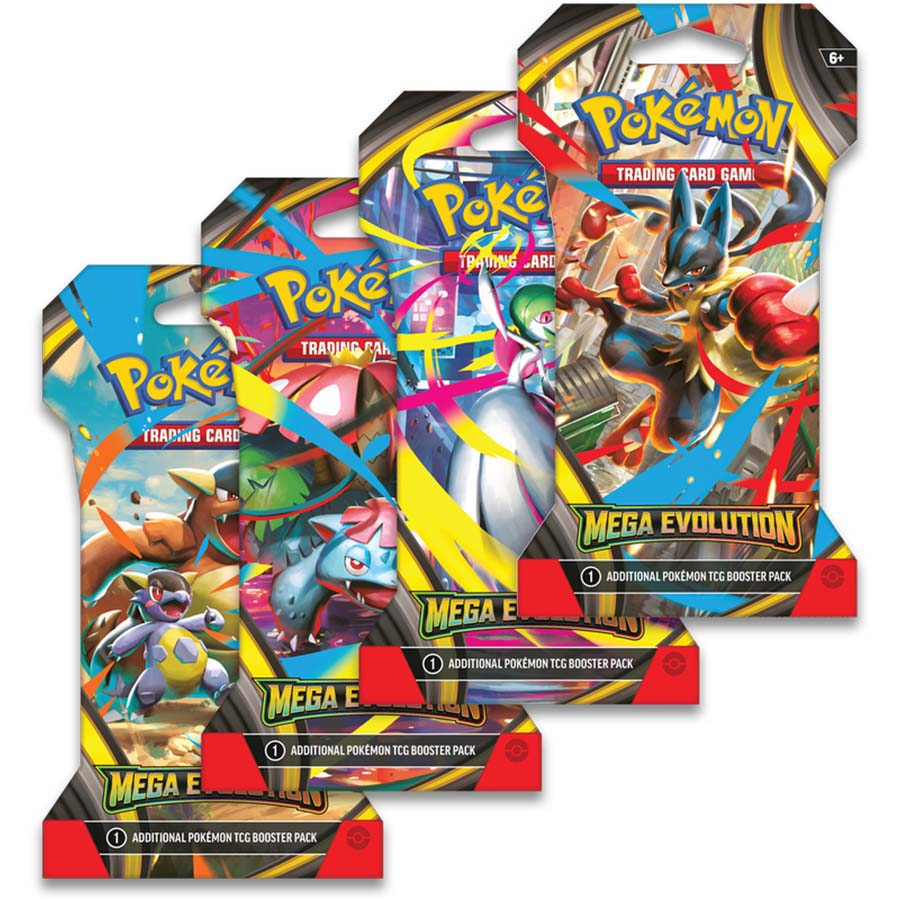 Pokemon Scarlet and Violet Mega Evolution Sleeved Booster PACK ...