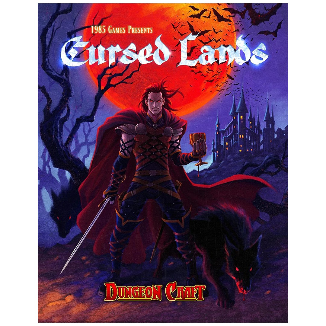 1985 Games Dungeon Craft Cursed Lands Book - Guardian Games Corvallis