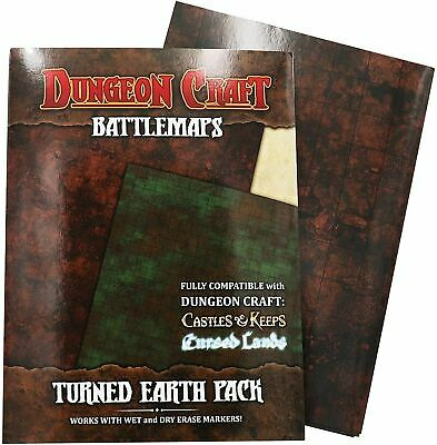 1985 Games Dungeon Craft Battle Maps Turned Earth Pack - Guardian Games ...