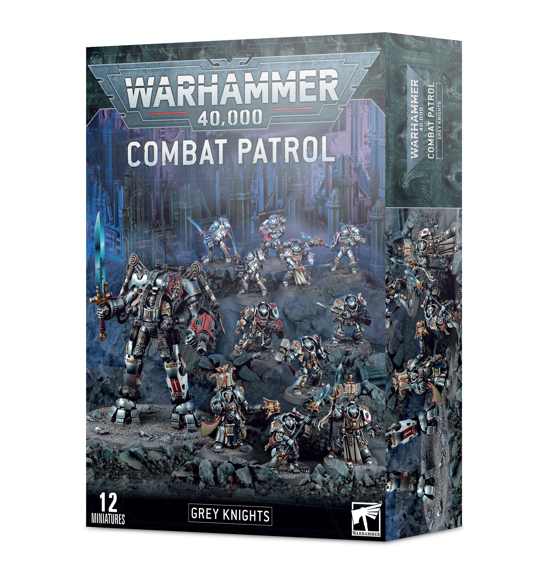 Warhammer 40k Space Marines Grey Knights Combat Patrol - Guardian Games ...