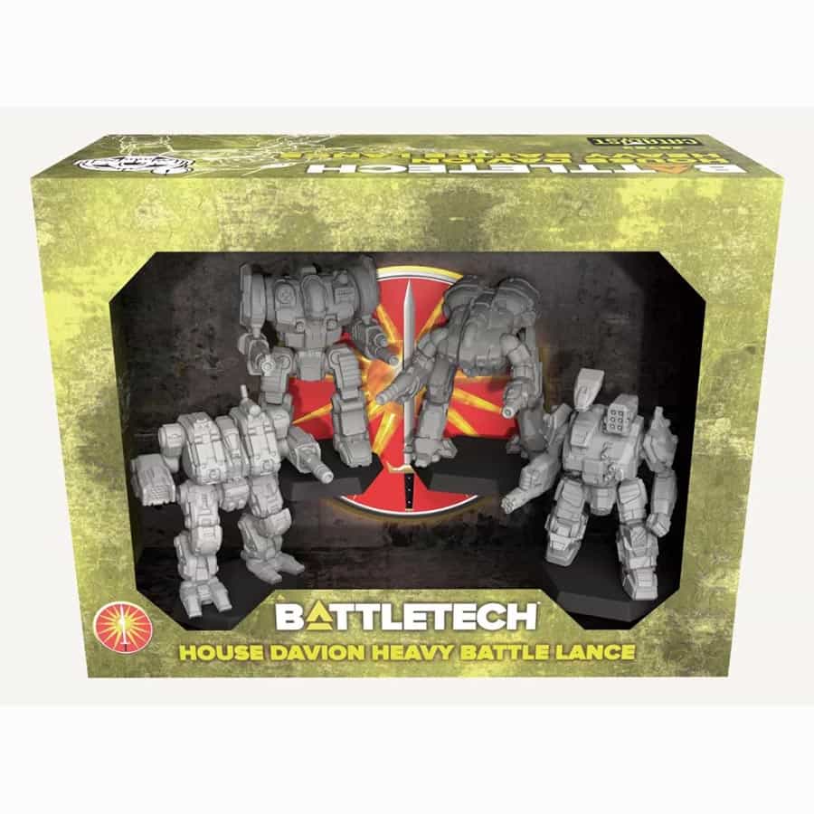 Battletech Force Pack House Davion Heavy Battle Lance - Guardian Games ...